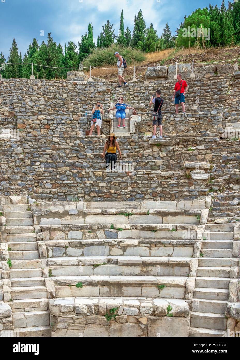 Odeion in the ancient Ephesus, Turkey Stock Photo - Alamy