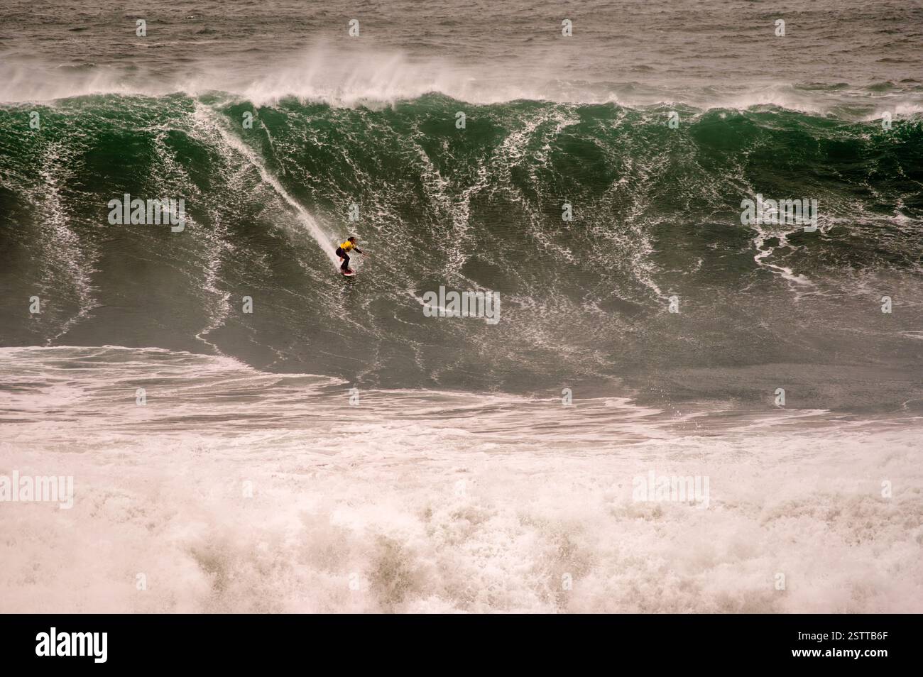 Michelle des Bouillons (Brasil) in the Tudor Nazare Big Wave Challenge ...