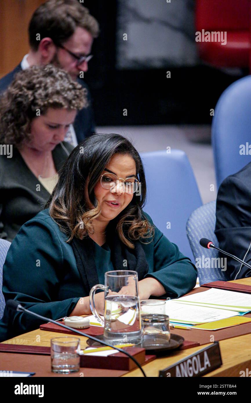New York, New York, USA. 19th Feb, 2025. THERESE KAYIKWAMBA WAGNER ...
