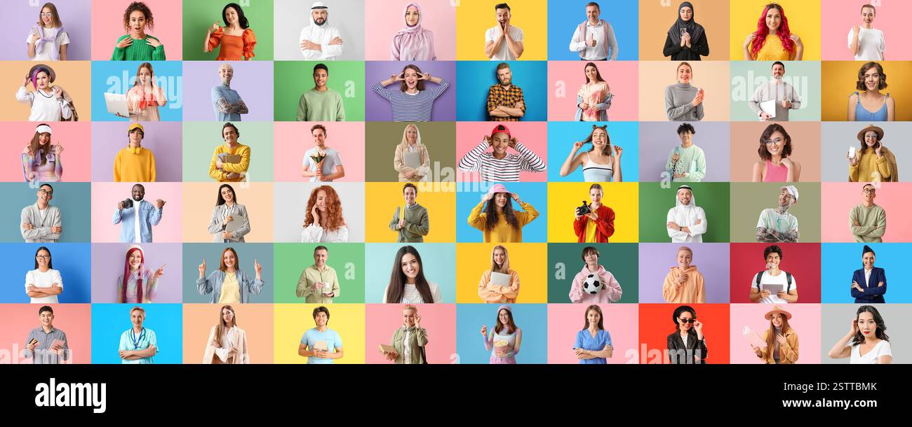 People different races color hi-res stock photography and images - Alamy