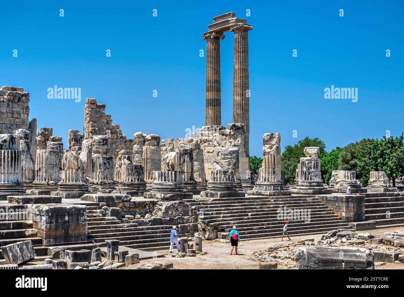 The Temple of Apollo at Didyma, Turkey Stock Photo - Alamy