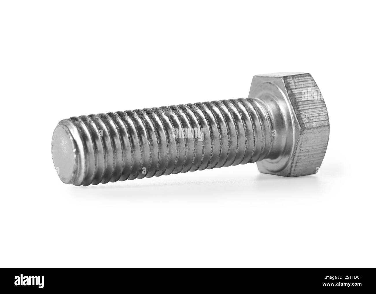 Tap bolt isolated on white background, closeup Stock Photo - Alamy