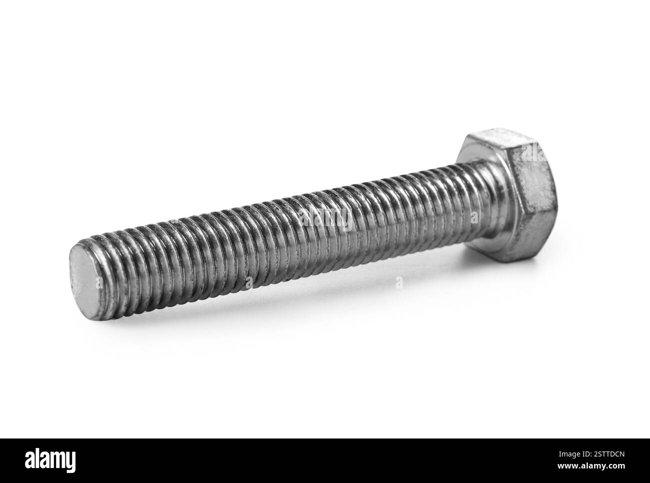 Tap bolt isolated on white background, closeup Stock Photo - Alamy