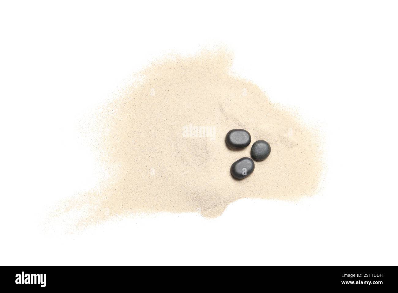 Black stone sand beach Cut Out Stock Images & Pictures - Alamy