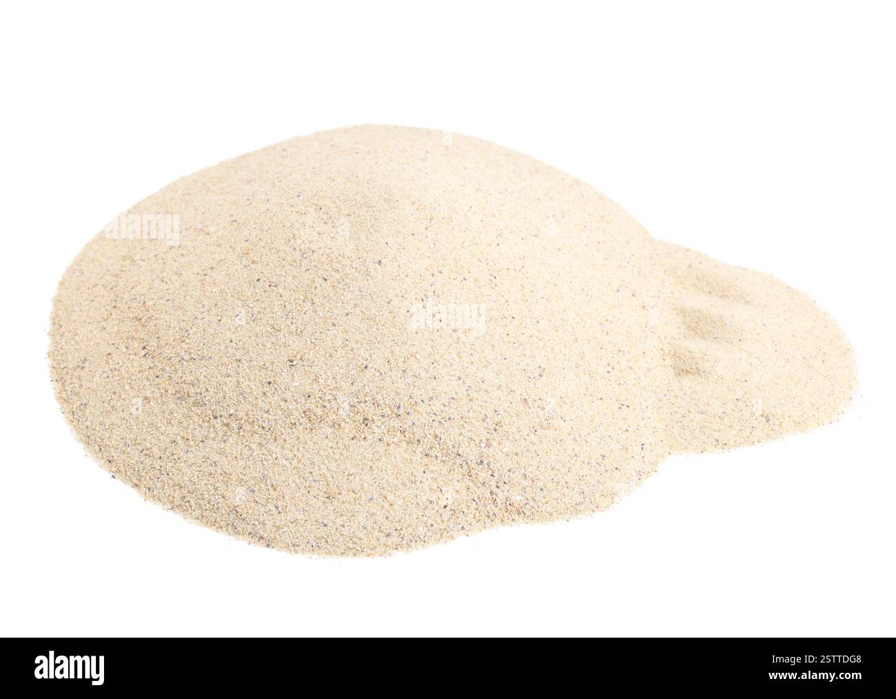 Heap dry beach sand Cut Out Stock Images & Pictures - Alamy
