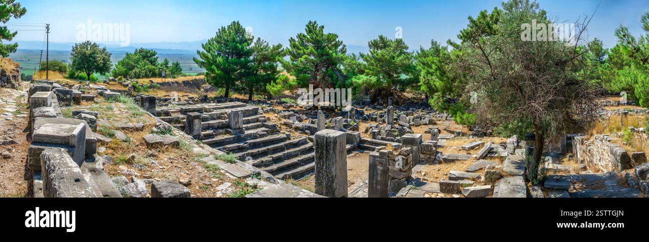 Ancient city Priene in Turkey Stock Photo - Alamy