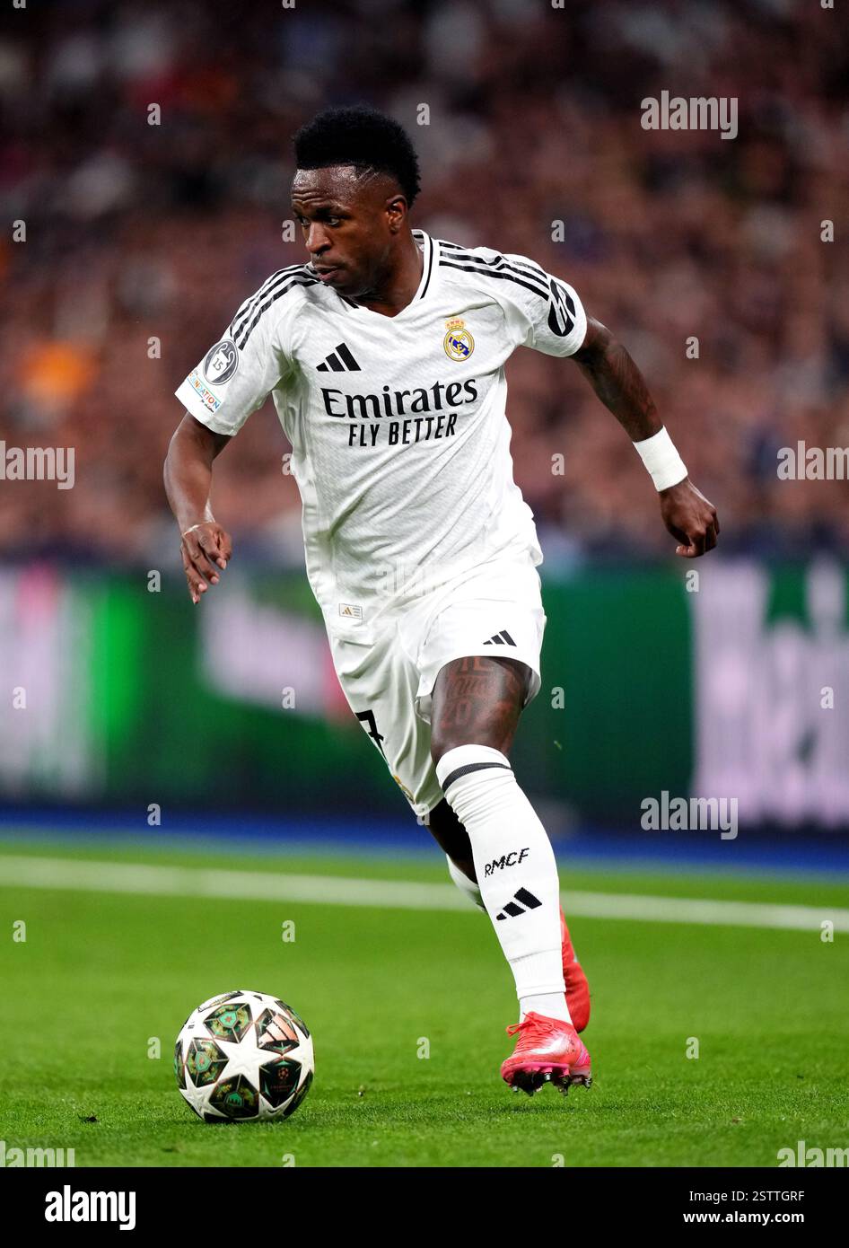 Real Madrid's Vinicius Junior during the UEFA Champions League Knockout ...