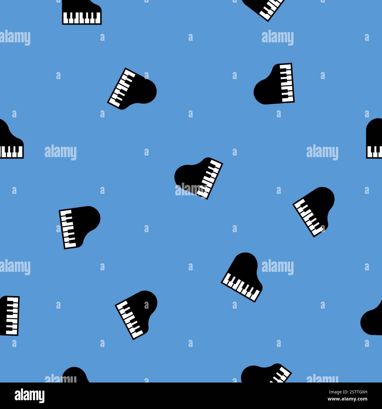 Music Seamless Piano Pattern, Texture background Stock Vector Image ...