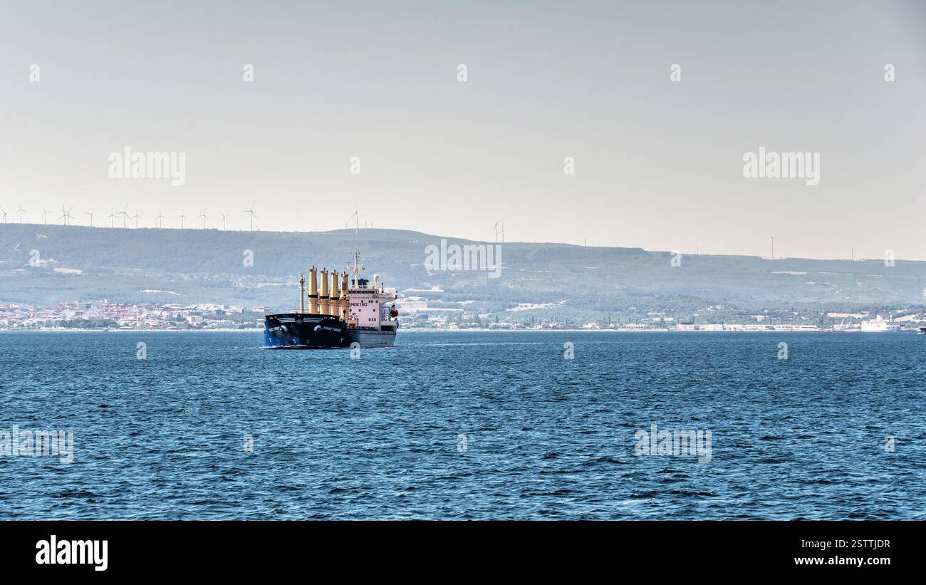 The Dardanelles strait near Canakkale, Turkey Stock Photo - Alamy