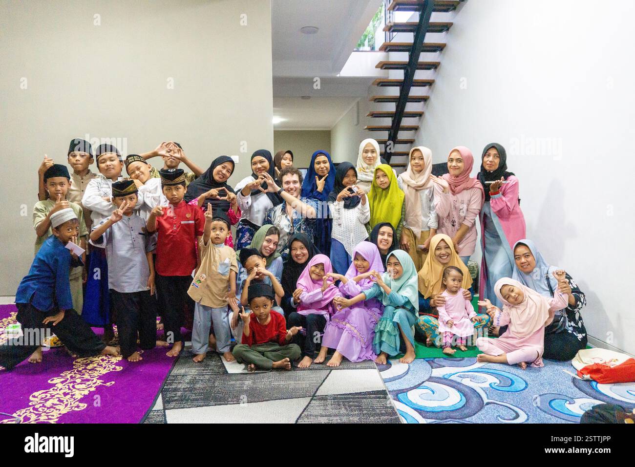 Gathering with orphans and foreigners (Italian and Palestinian) in ...