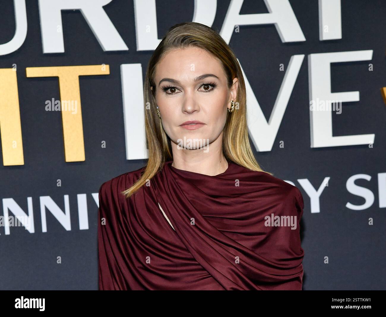 Julia Stiles attends the SNL50: The Anniversary Special at Rockefeller ...