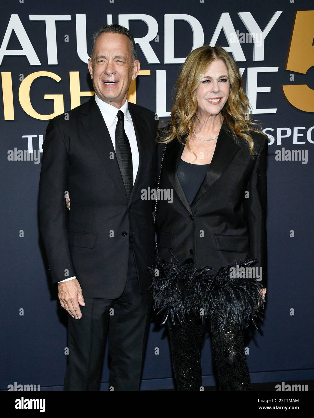 Tom Hanks, left, and Rita Wilson attend the SNL50: The Anniversary ...