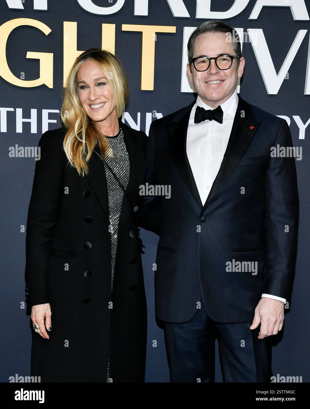 Sarah Jessica Parker, left, and Matthew Broderick attend the SNL50: The ...