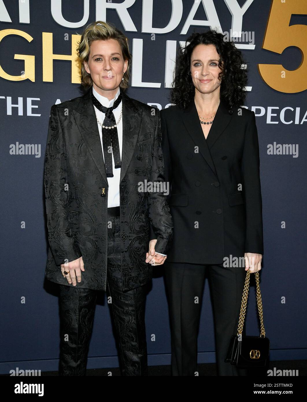 Brandi Carlile, left, and Catherine Shepherd attend the SNL50: The ...