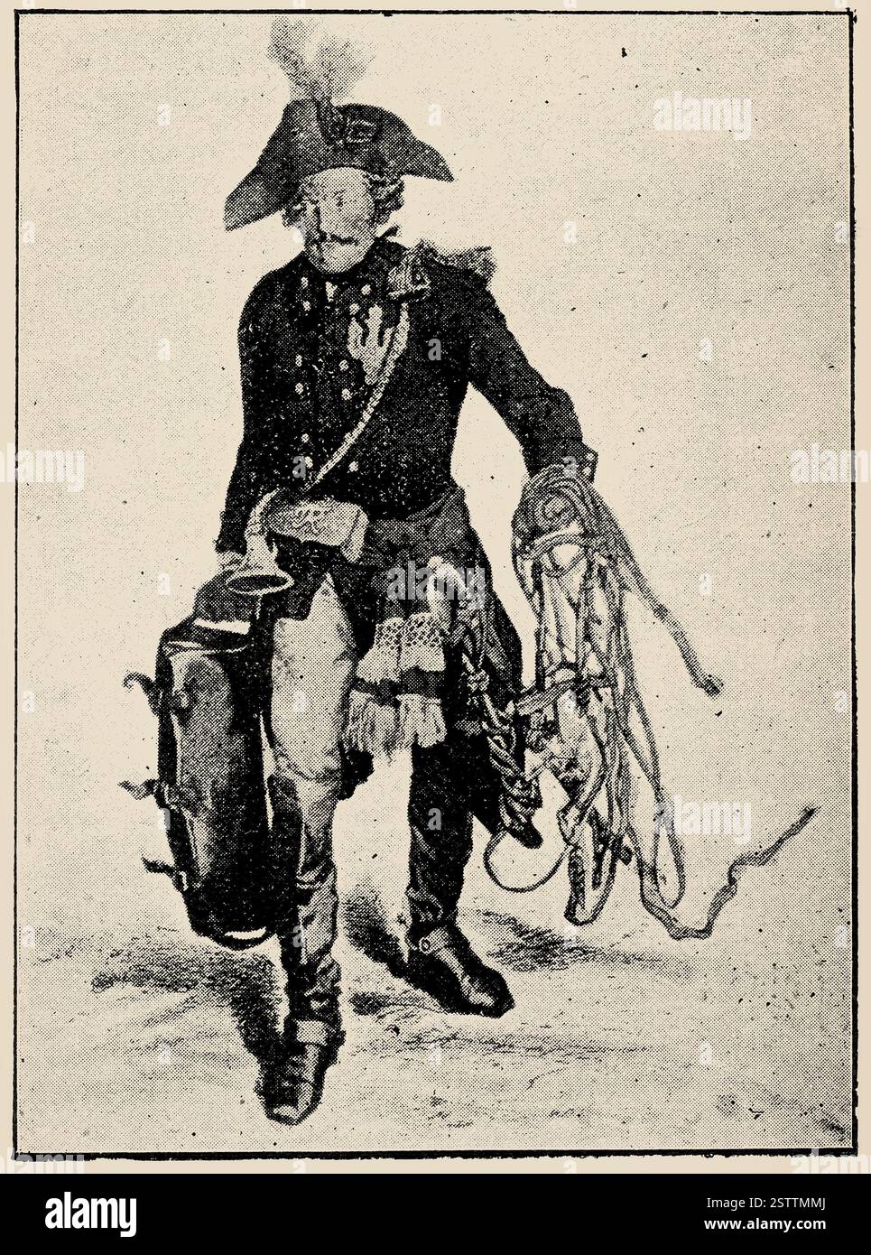 Image of the postilion of the late 18th century Stock Photo - Alamy