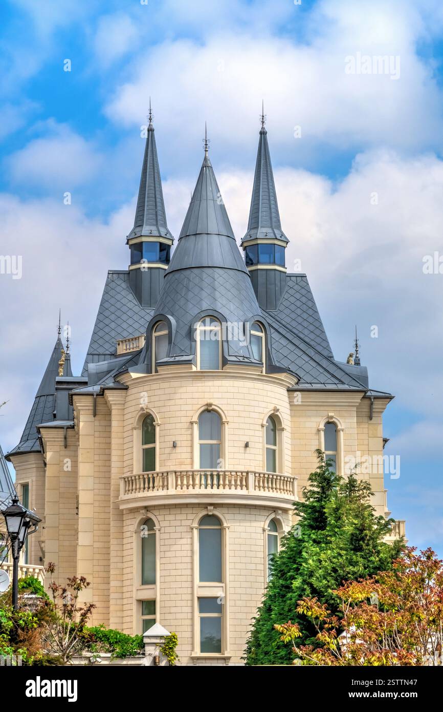 Modern castle on the beach of Odessa, Ukraine Stock Photo - Alamy