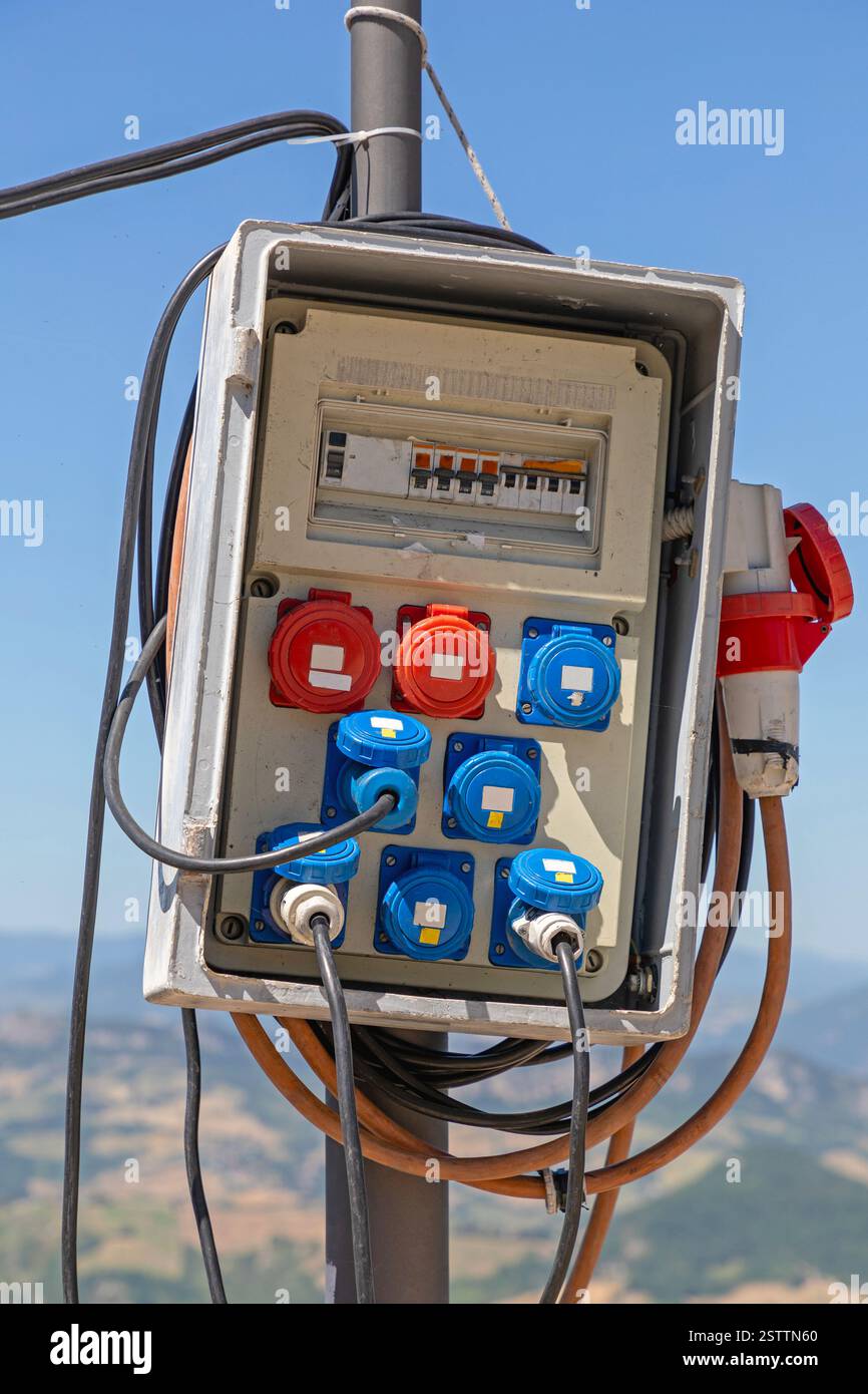 Electric Power Box Stock Photo - Alamy