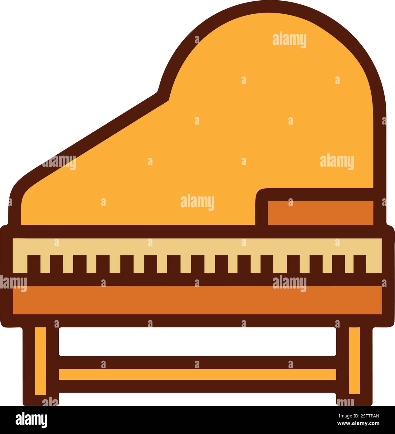 Upright piano music instrument Stock Vector Image & Art - Alamy