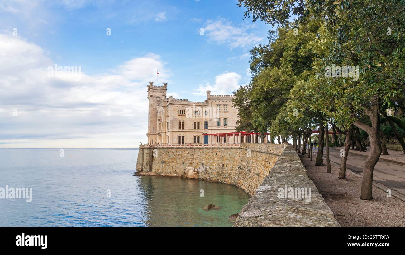 Castle of miramare hi-res stock photography and images - Alamy