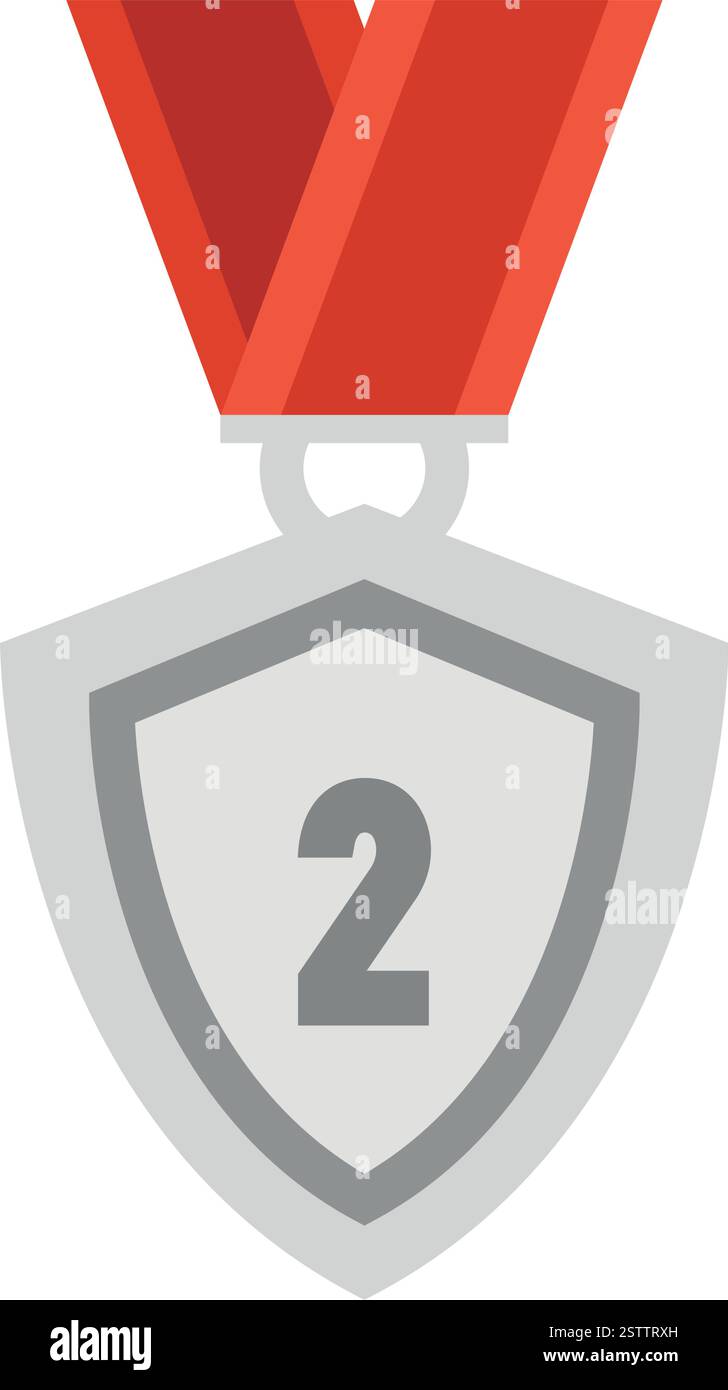 2nd place shield icon Stock Vector Image & Art - Alamy