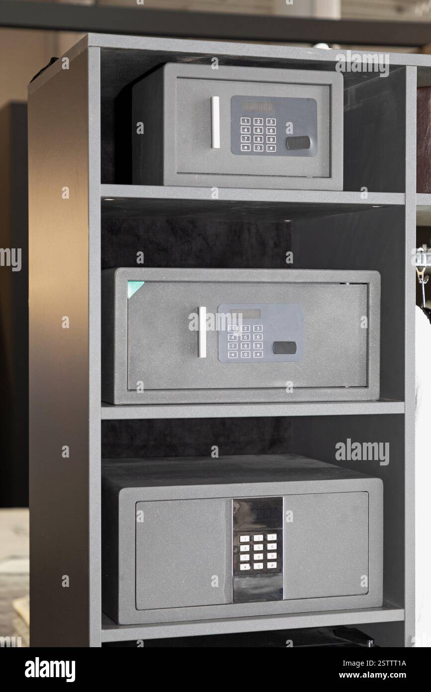 Three Safety Boxes Stock Photo - Alamy