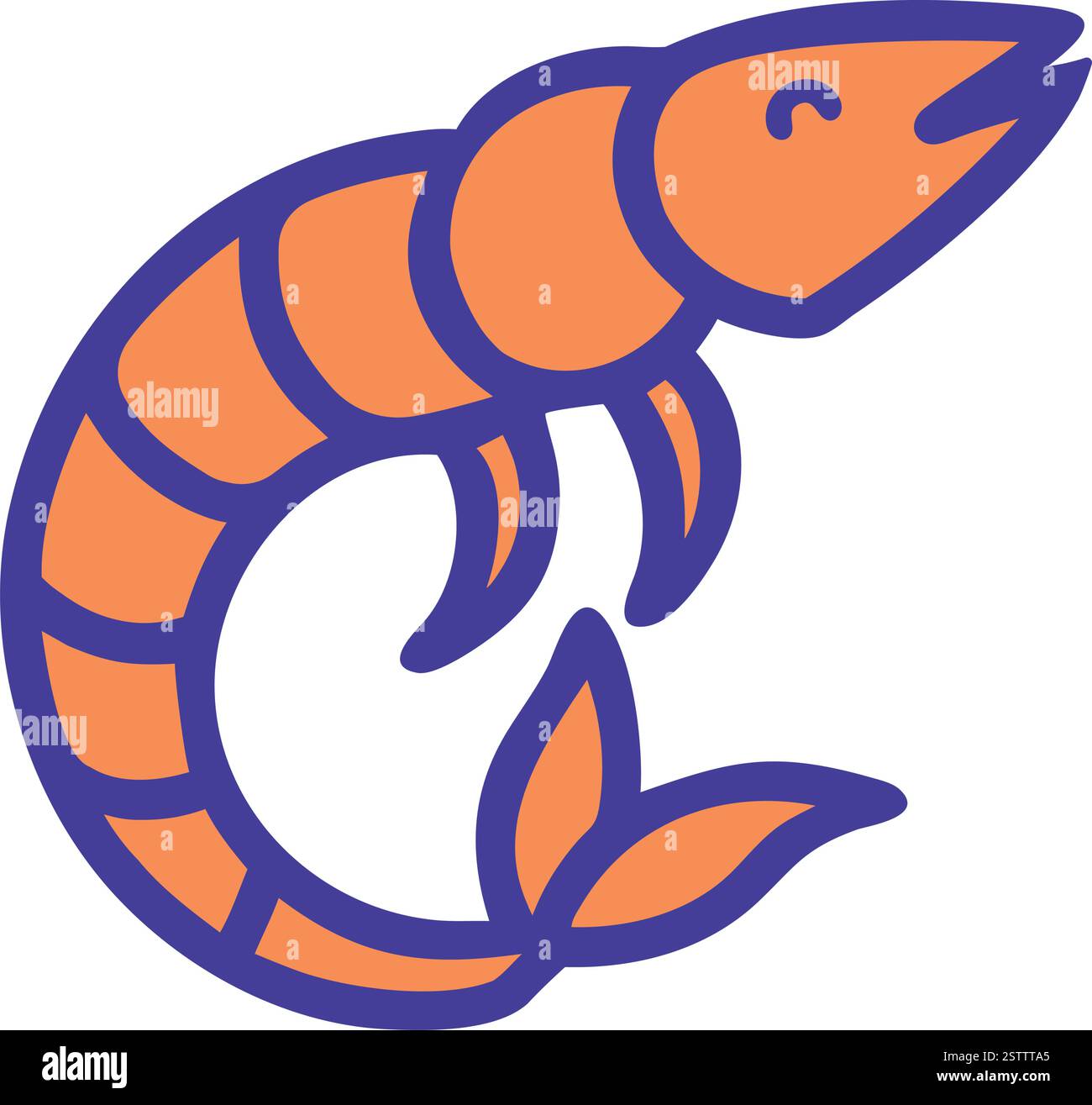 Shrimp marine life icon Stock Vector Image & Art - Alamy