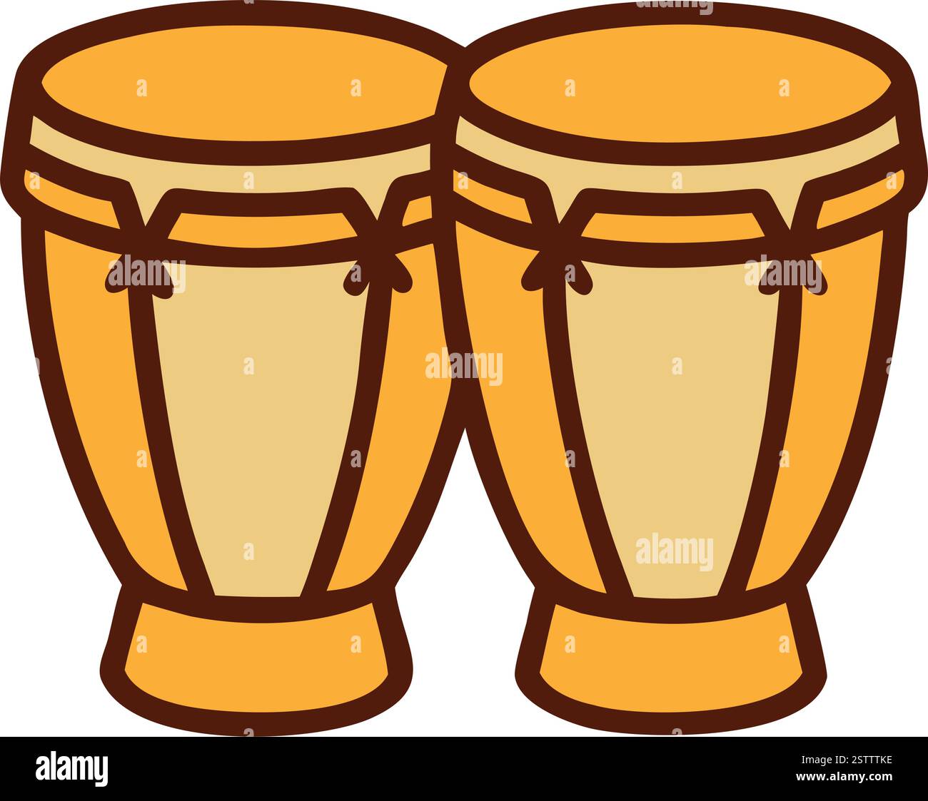 Bongo drums music instrument Stock Vector Image & Art - Alamy