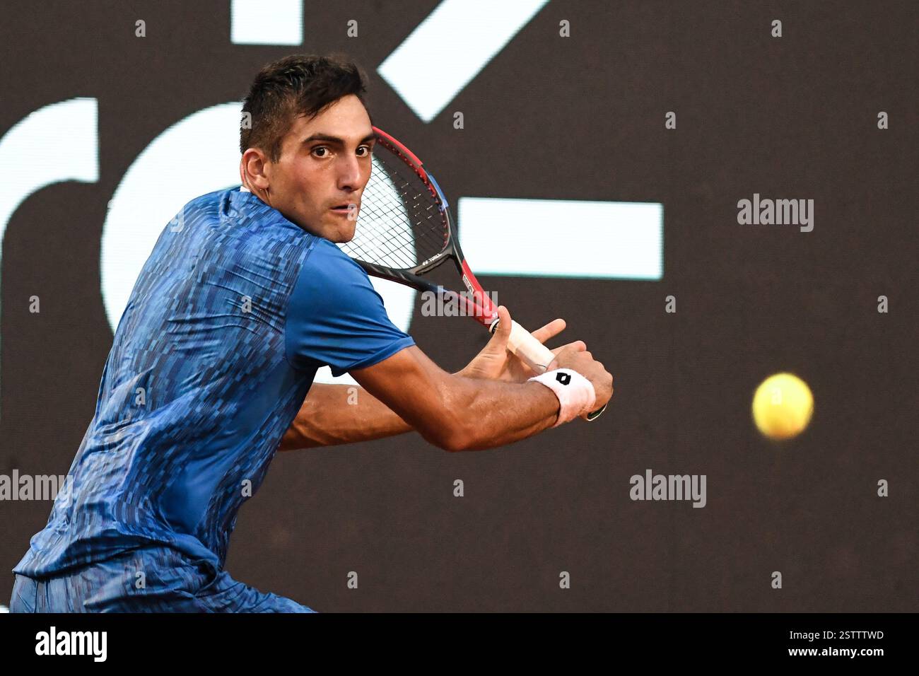 Rio, Brazil - february 18 2025 - R. Burruchaga during Rioopen 2025 ...