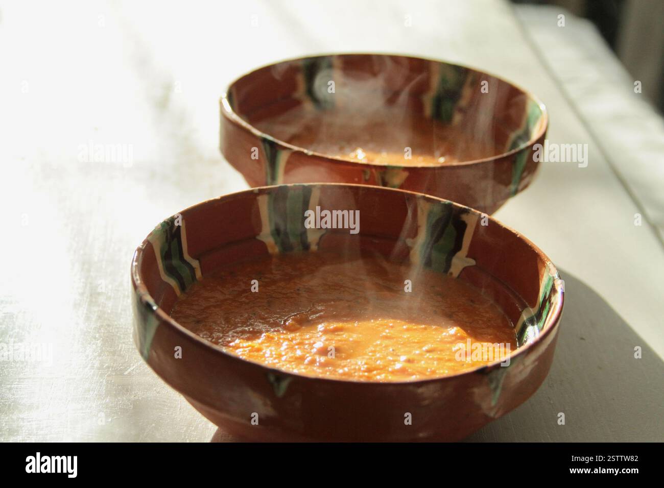 Closeup bowls hot delicious hi-res stock photography and images - Alamy