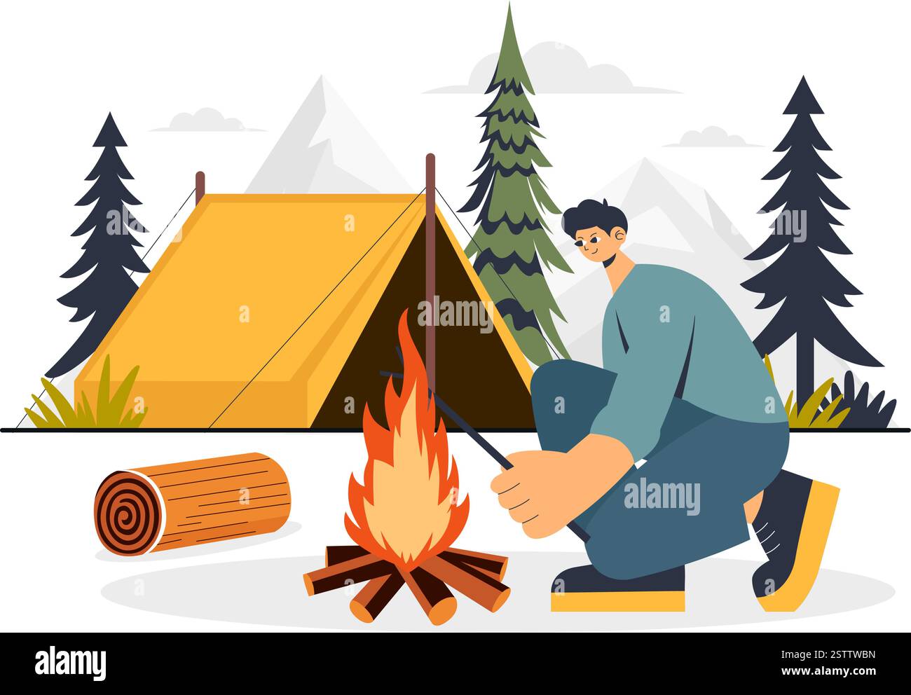 Bushcraft tools Stock Vector Images - Alamy