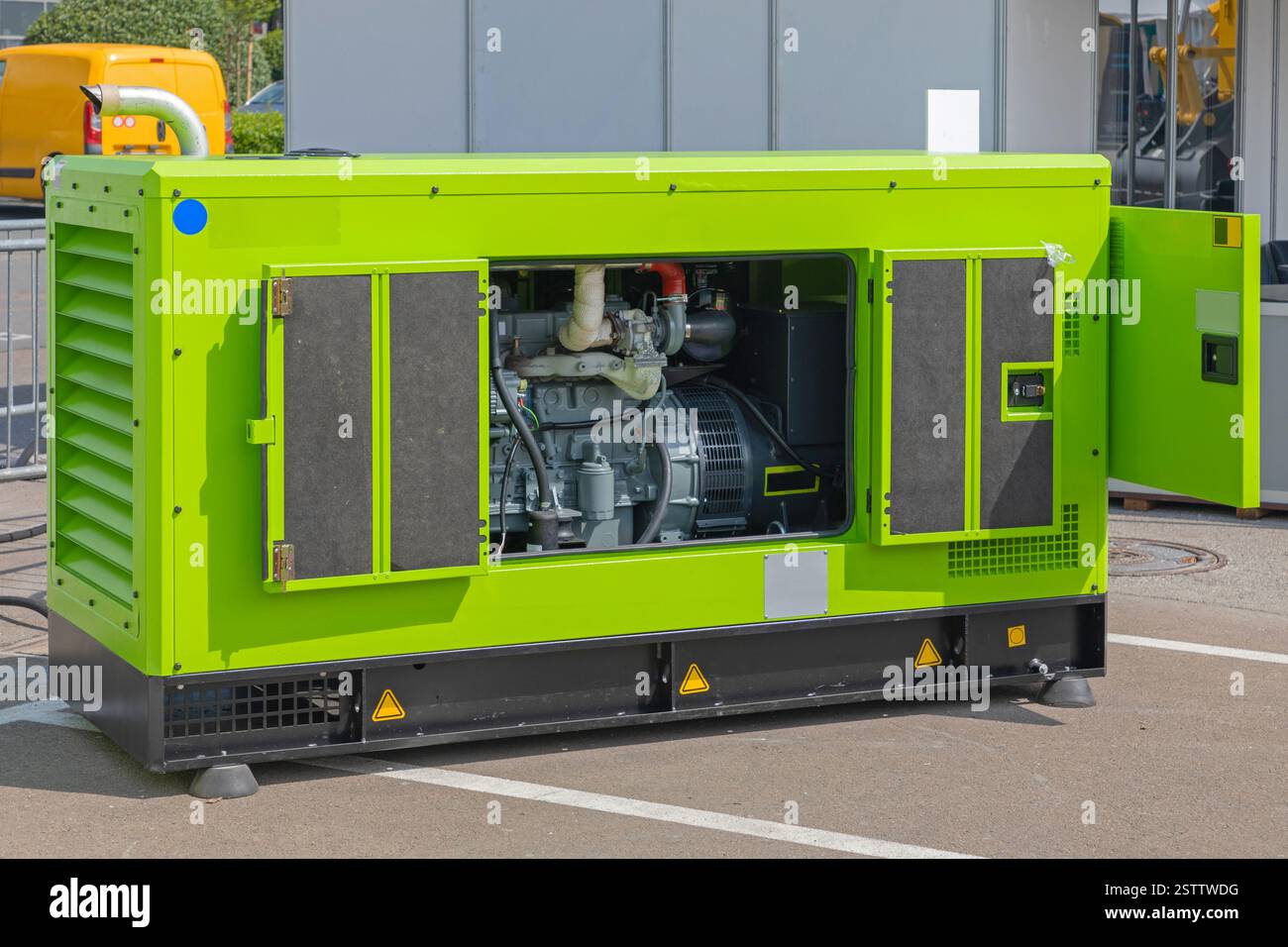 Power Generator Open Stock Photo - Alamy