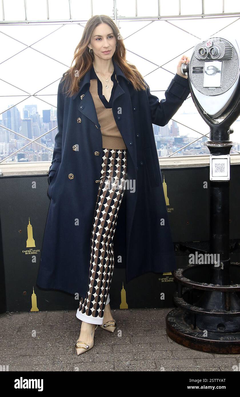 New York, NY, USA. 19th Feb, 2025. Troian Bellisario celebrates Amazon ...
