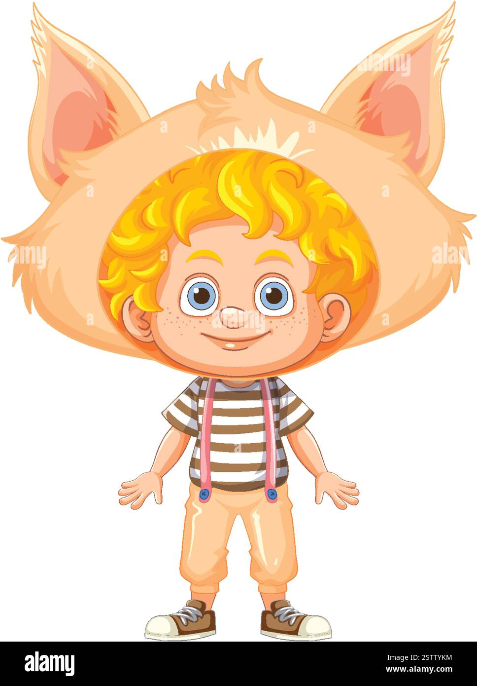 Boy wearing large big Cut Out Stock Images & Pictures - Alamy