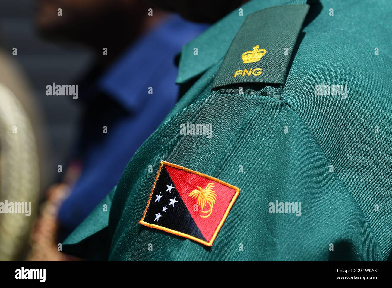 Brisbane, Australia. 20th Feb, 2025. A Defence uniform of Papua New ...