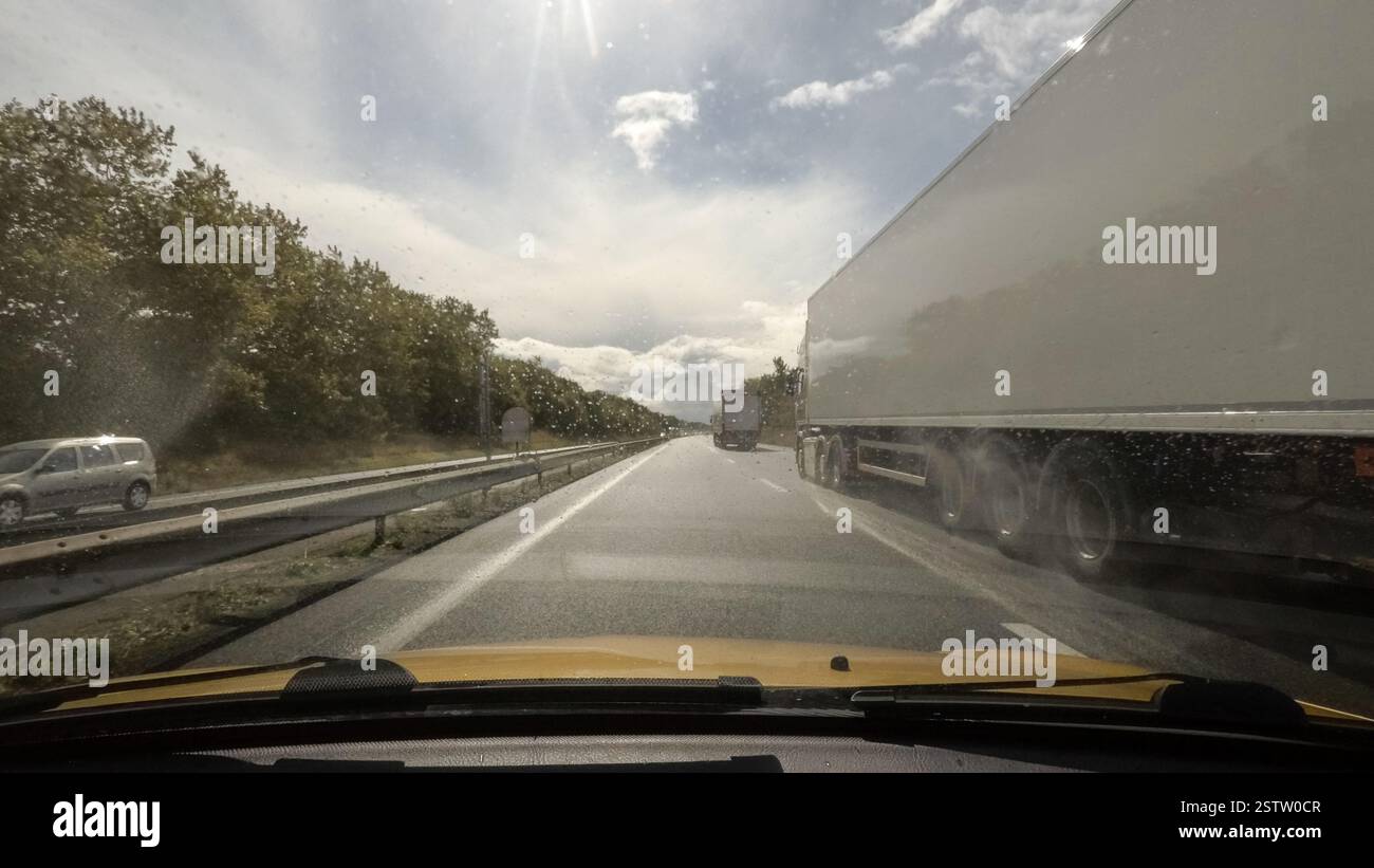 Driver point view hi-res stock photography and images - Alamy
