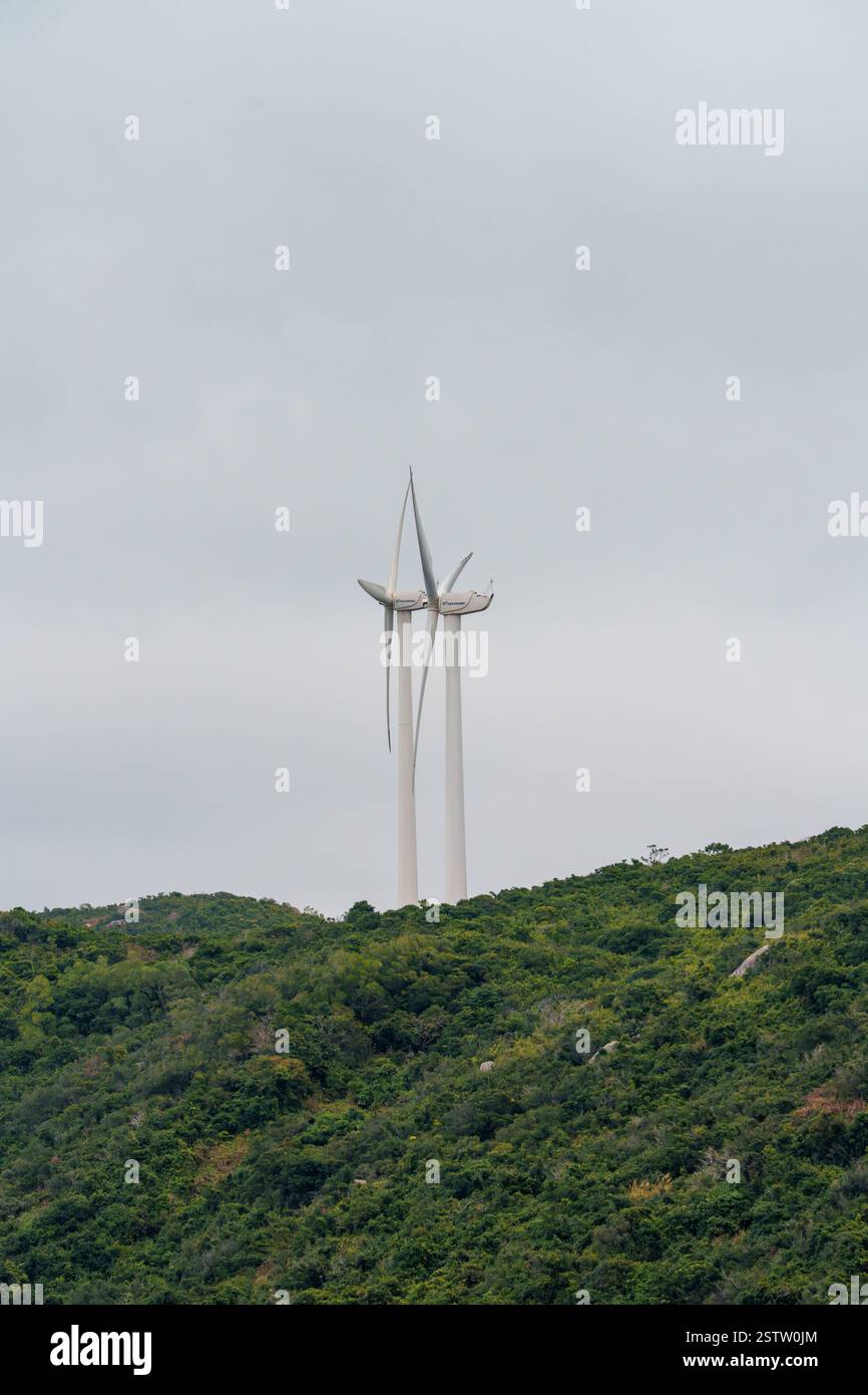 The windmill on the hill Stock Photo - Alamy