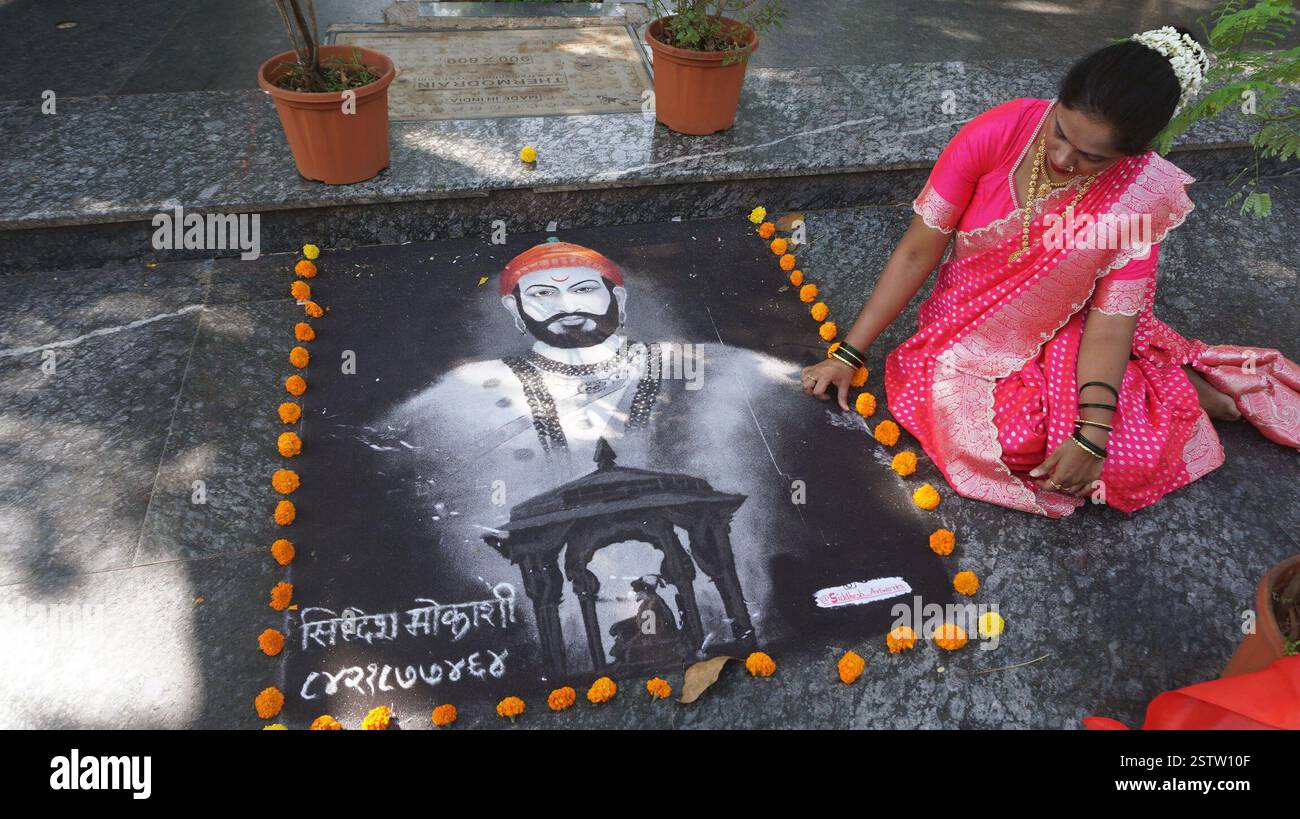India. 19th Feb, 2025. THANE, INDIA - FEBRUARY 19: A woman making ...