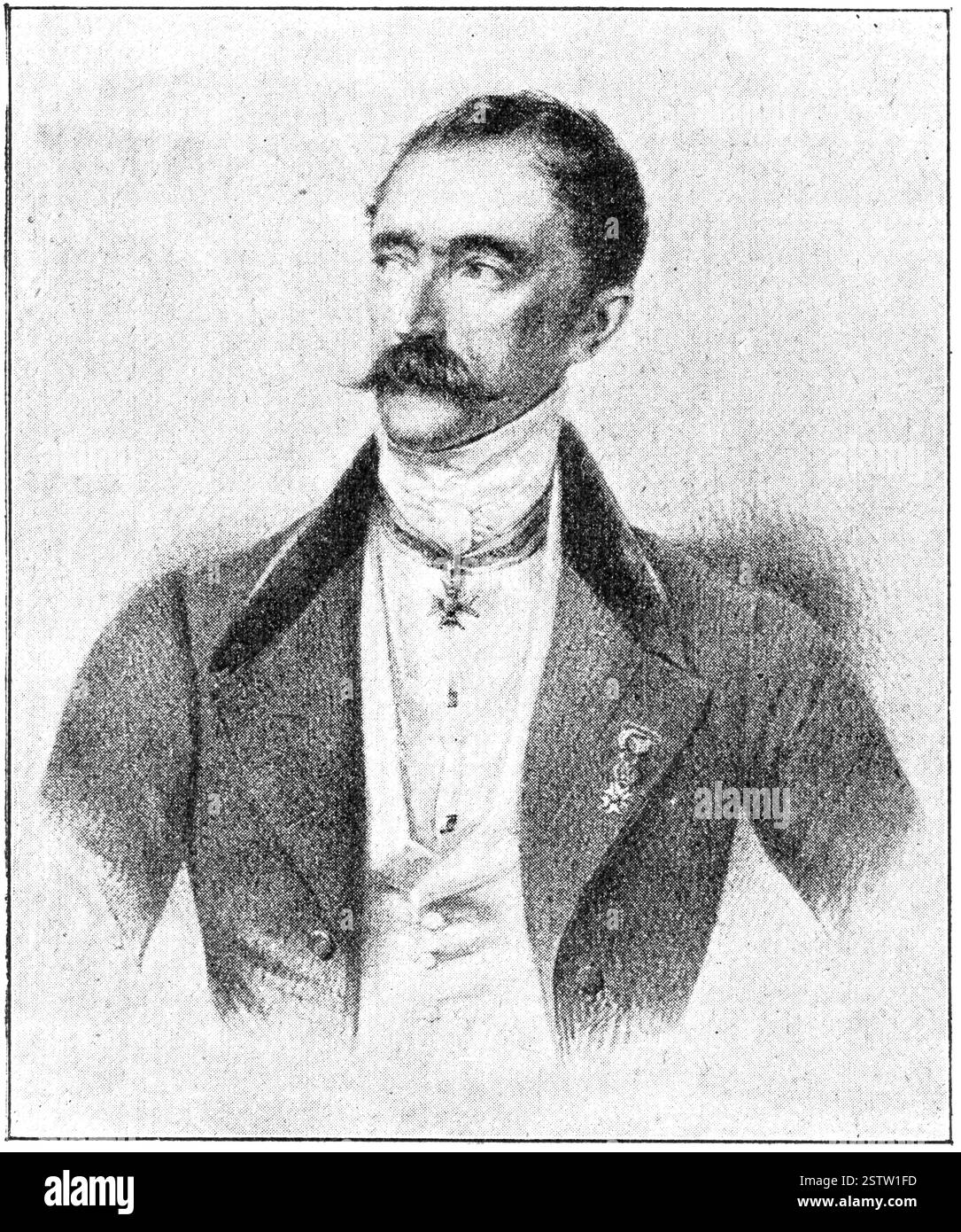 Portrait of Emile Jean-Horace Vernet - a French painter of battles ...