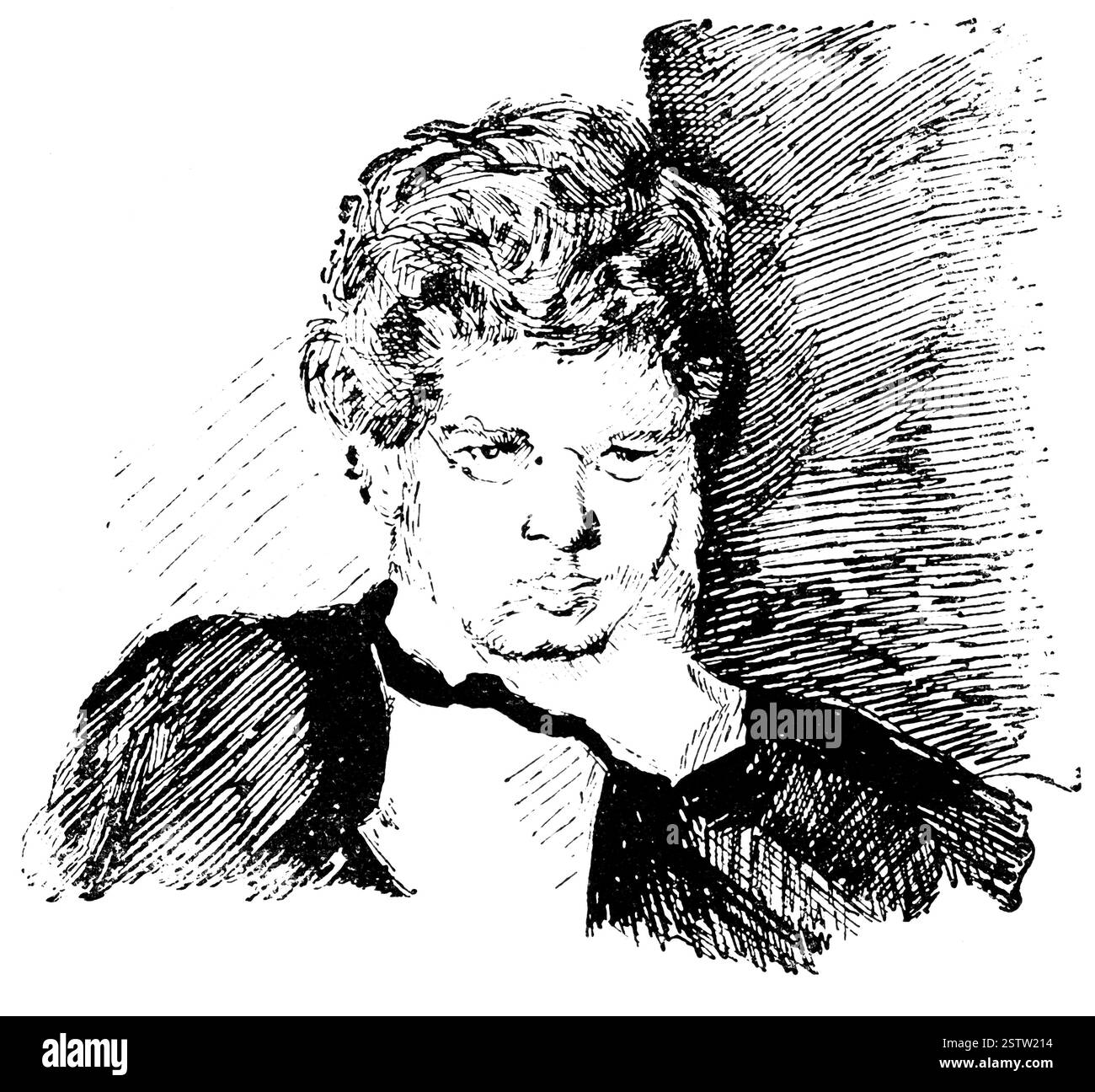 Portrait of Max Klinger - a German symbolist painter, sculptor ...