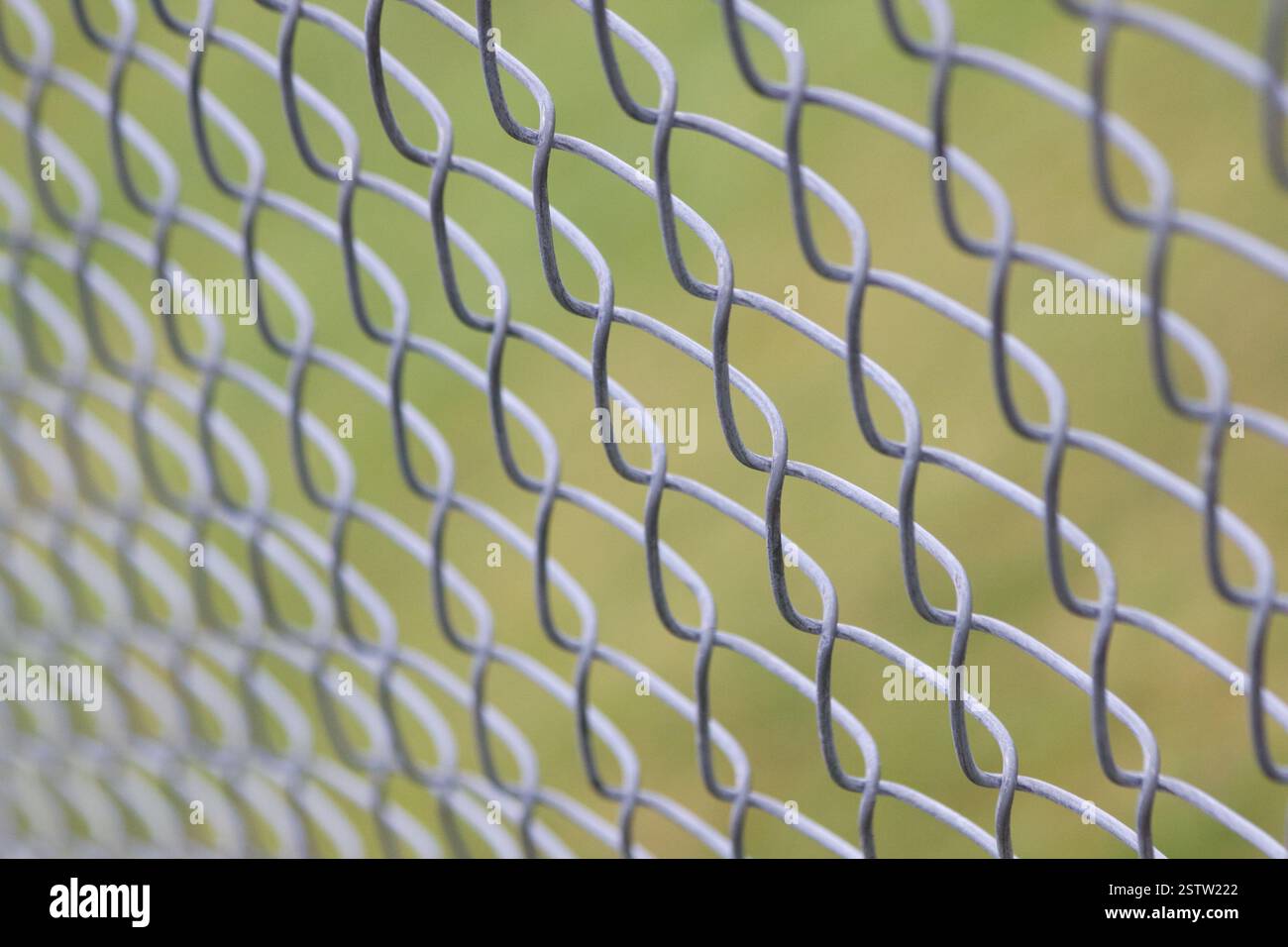 Chain link fence green hi-res stock photography and images - Alamy