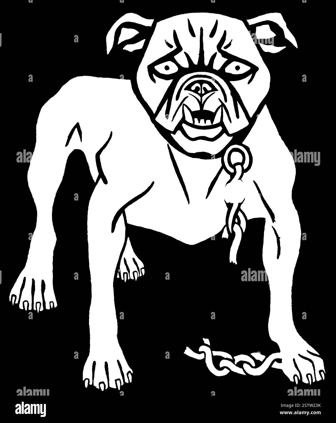 Fragment of illustration by Thomas Theodor Heine (a German painter and ...