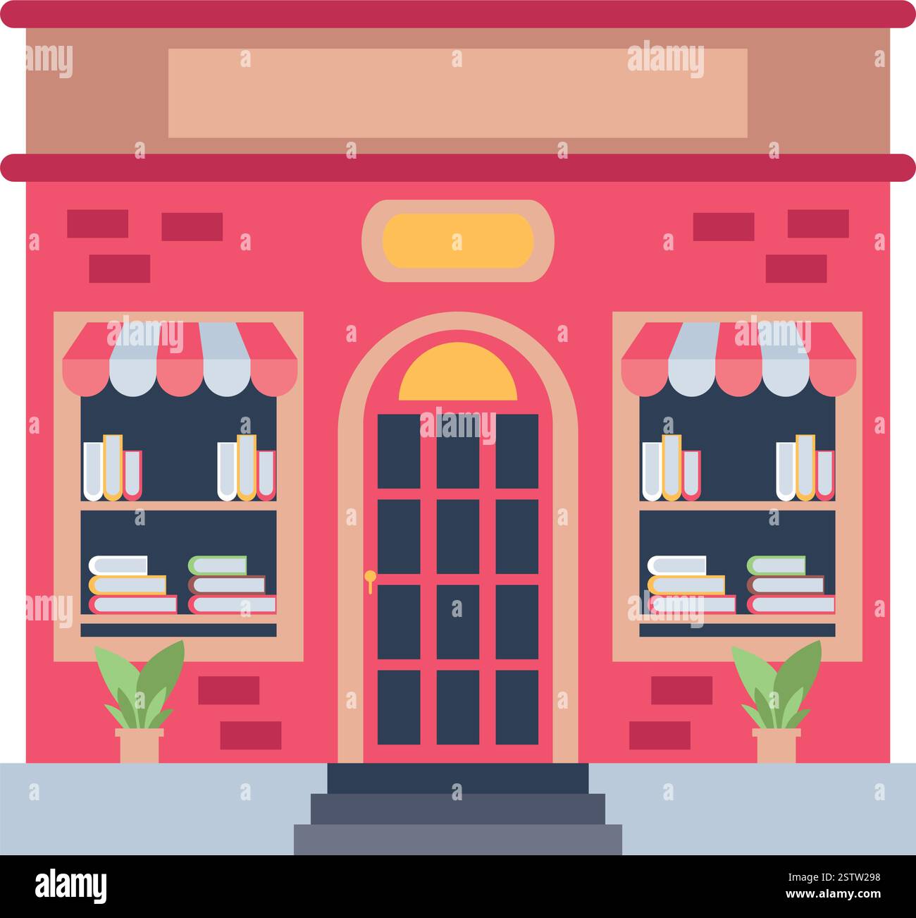 Local bookstore with storefront icon Stock Vector Image & Art - Alamy