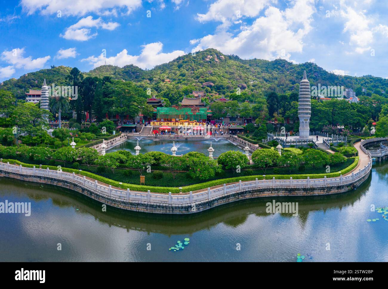 Aerial Scenery of Nanputuo Temple in Xiamen, China Stock Photo - Alamy