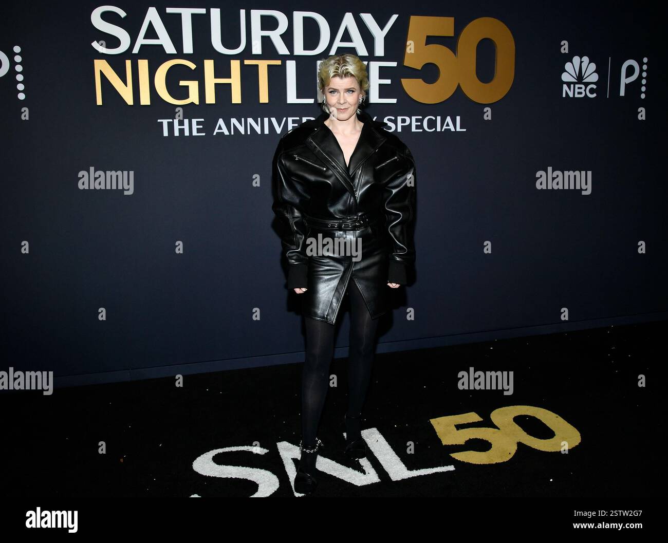 Robyn attends the SNL50: The Anniversary Special at Rockefeller Plaza ...