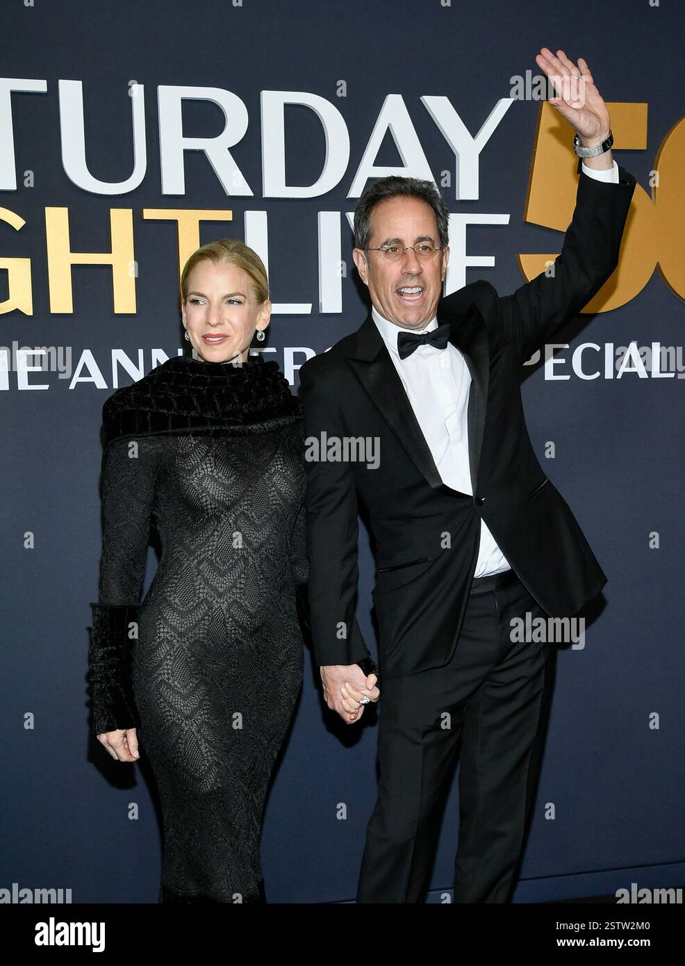 Jessica Seinfeld, left, and Jerry Seinfeld attend the SNL50: The ...
