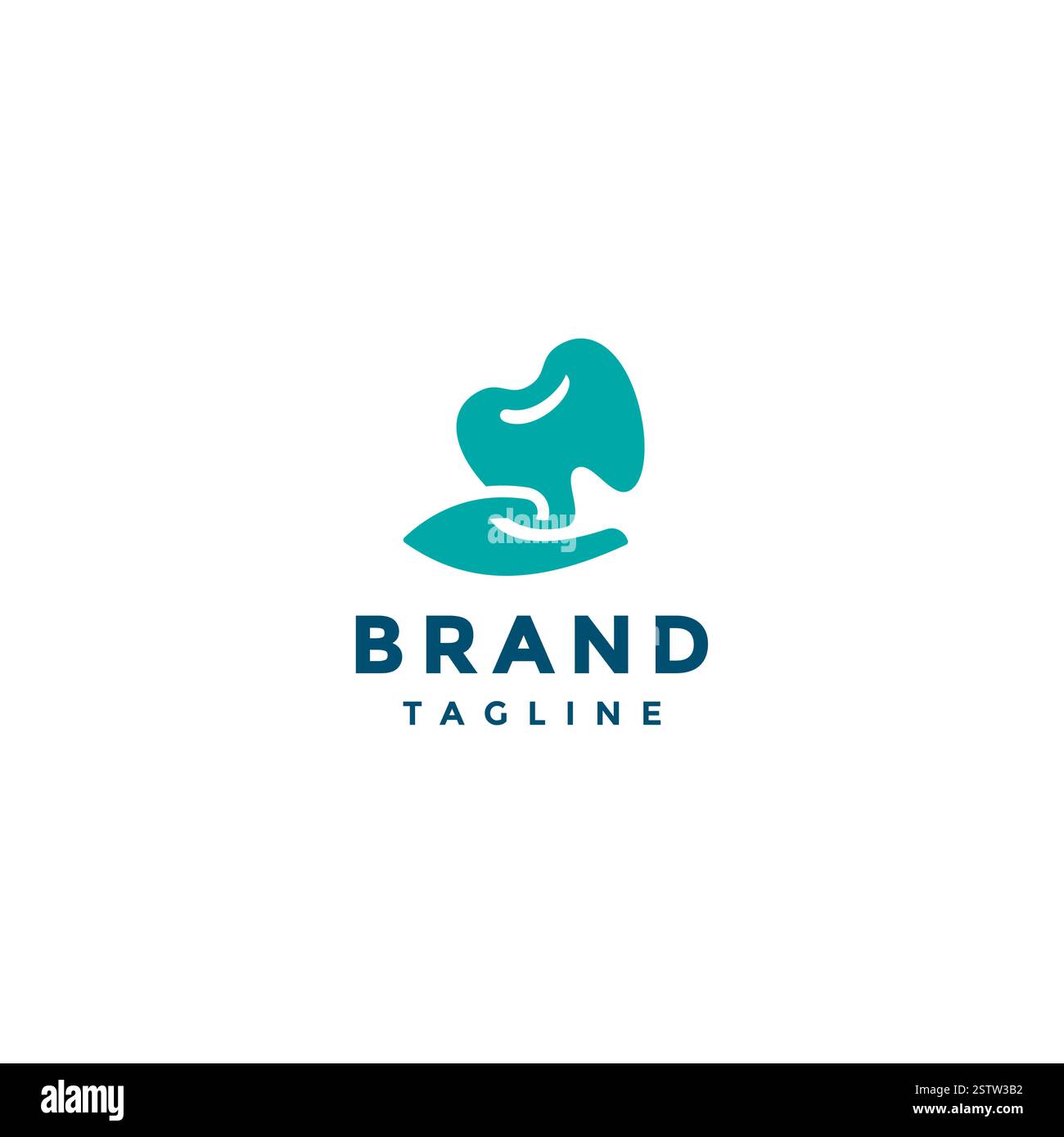 Hand Gives Smiling Teeth Logo Design. Hand Carrying Teeth With a Smile ...