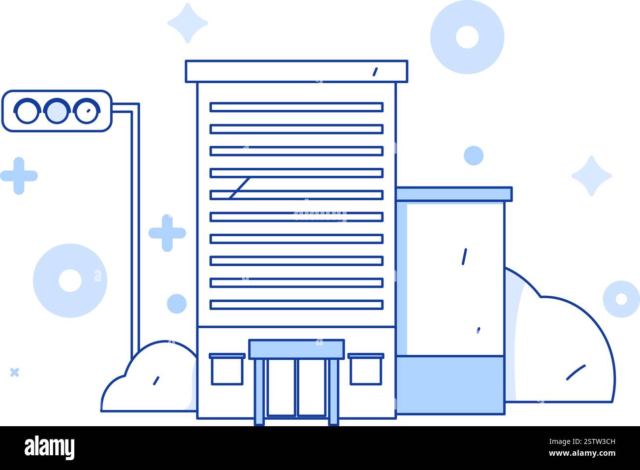 House building vector concept operation hand drawn illustration Stock ...