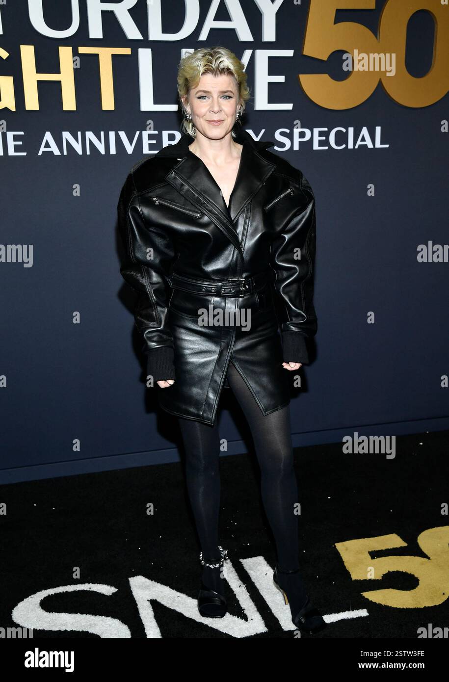 Robyn attends the SNL50: The Anniversary Special at Rockefeller Plaza ...