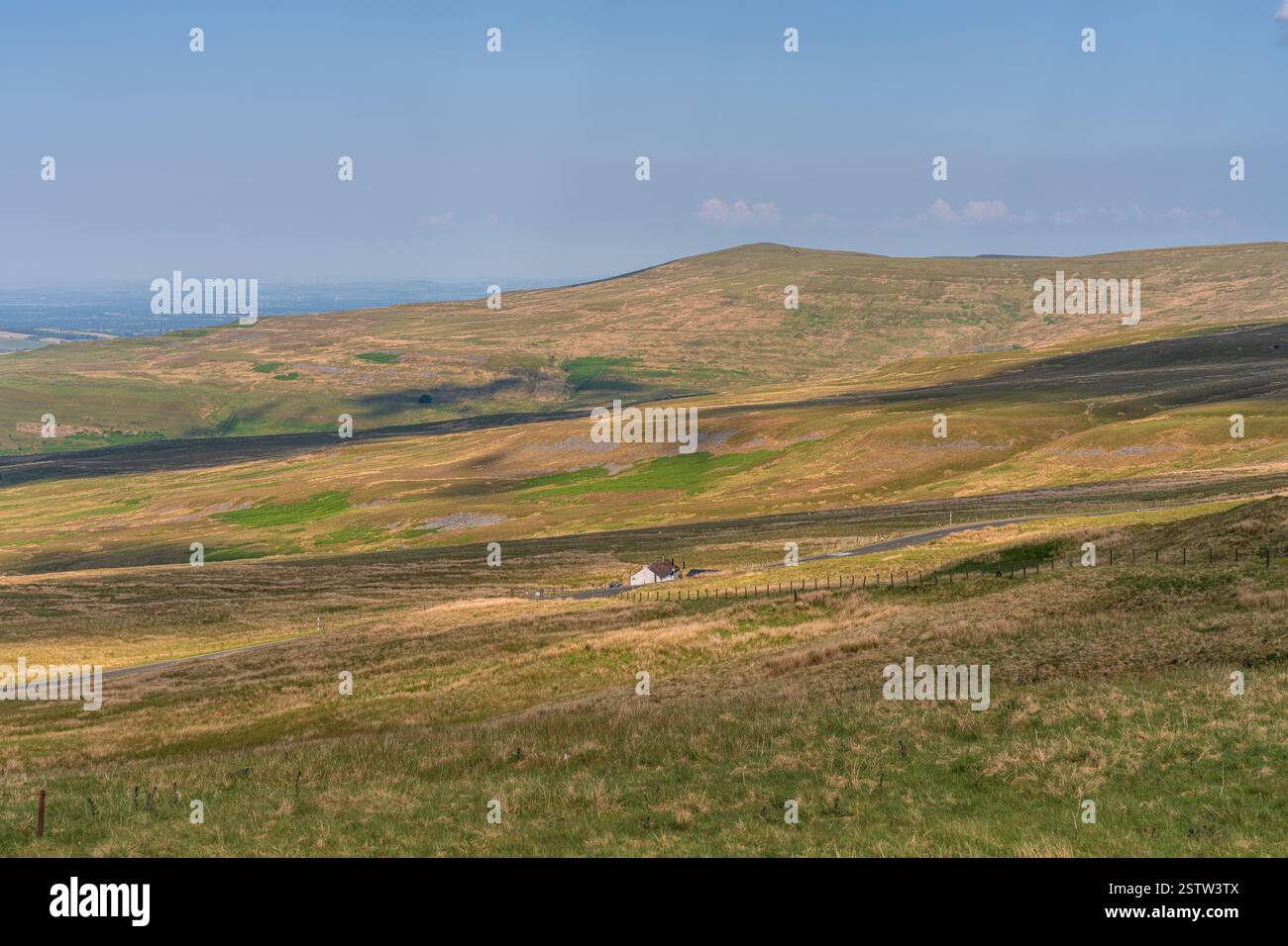 View from the Hartside Pass between Alston and Penrith, Cumbria ...