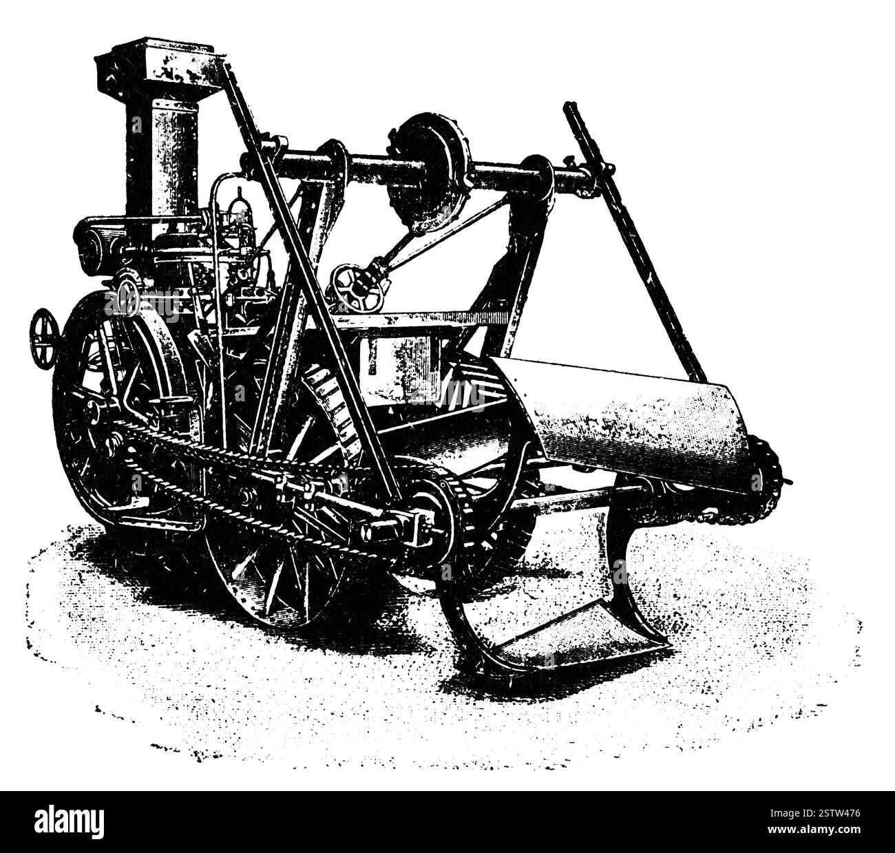 Petroleum plow by mechanical engineer Andras Mechwart de Belecska ...